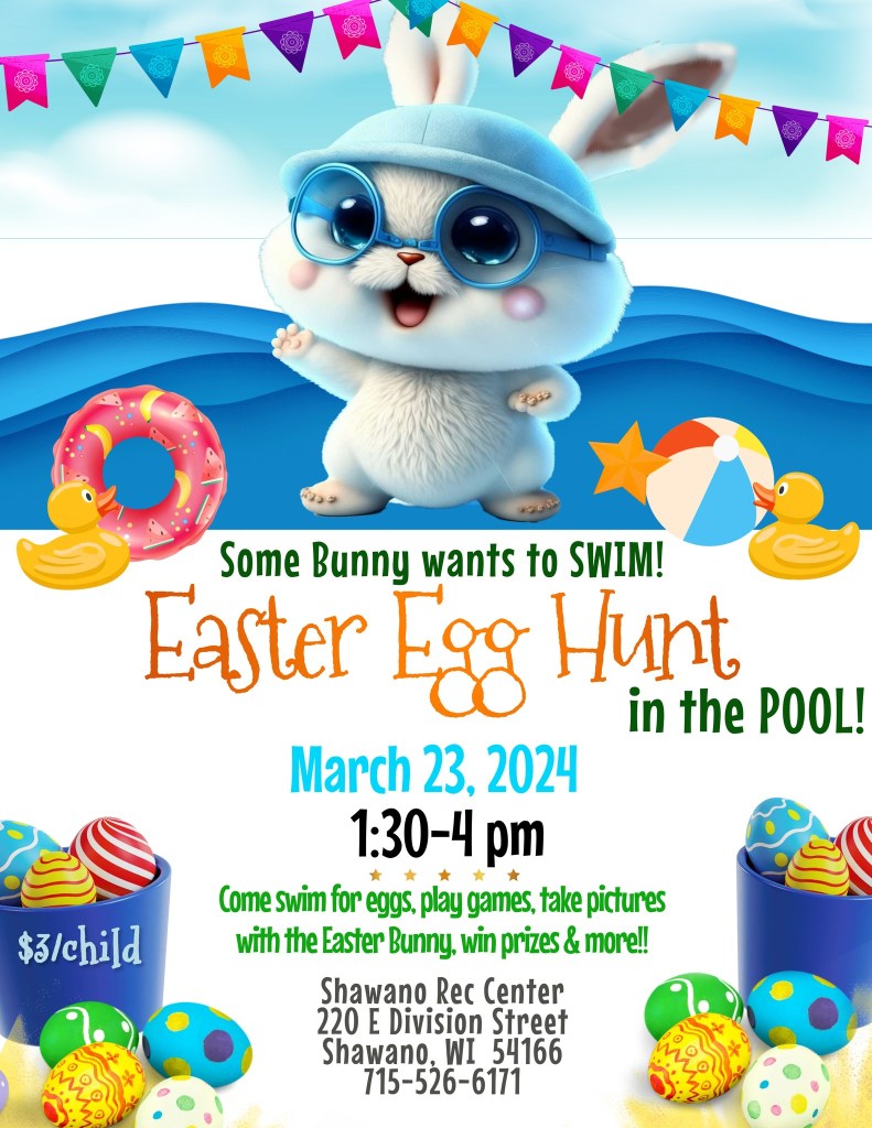 Easter Egg Hunt in the Pool – Rural Northeast Wisconsin Families