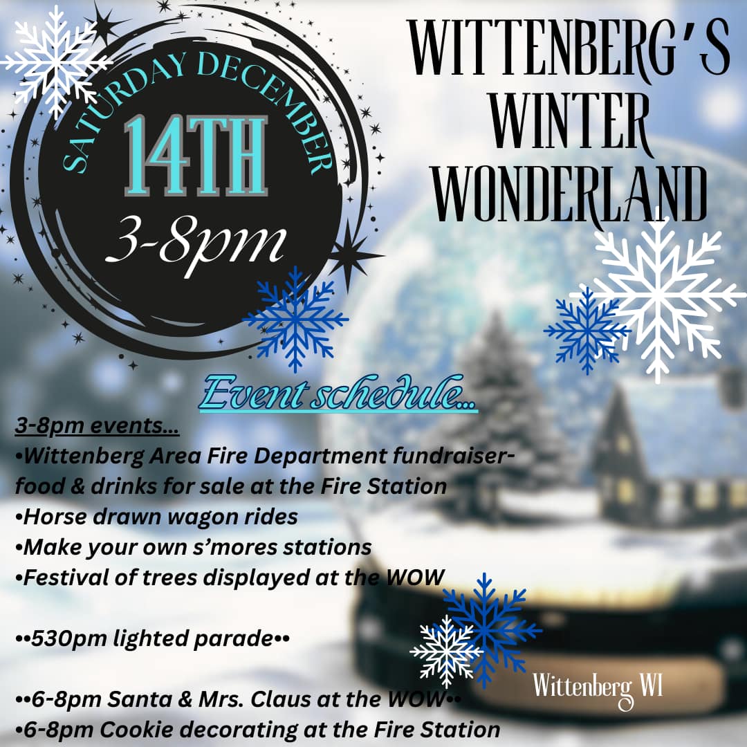 ️ 🛷 🎅 Wittenberg’s Winter Wonderland – Rural Northeast Wisconsin Families